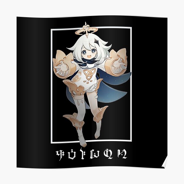 "Genshin Impact, Cute Paimon" Poster for Sale by T-Sinek | Redbubble