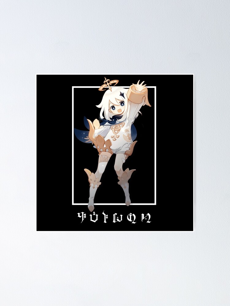 "Genshin Impact, Cute Paimon v4" Poster by T-Sinek | Redbubble