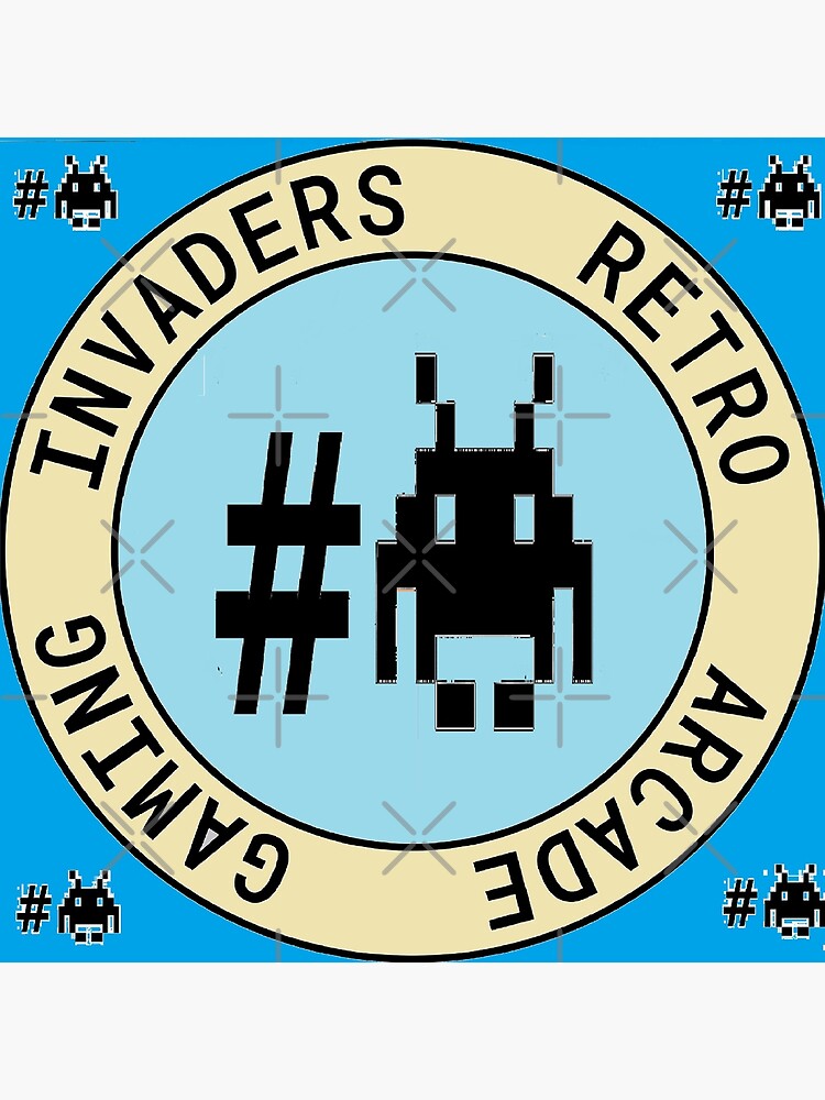 "Invader retro arcade,gaming # invader by LowEndGraphics" Poster by ...