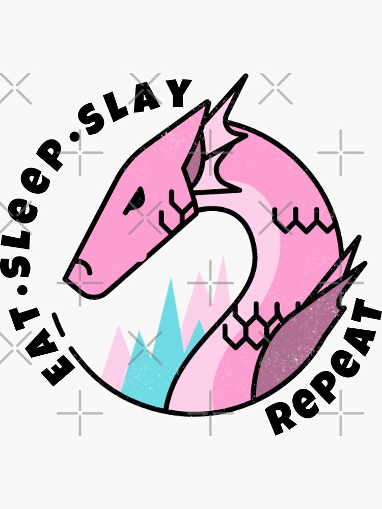 "Eat Sleep Slay Repeat, Slay Everyday" Sticker for Sale by ...