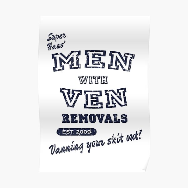 "Peep Show – Men With Ven" Poster by PonchTheOwl | Redbubble