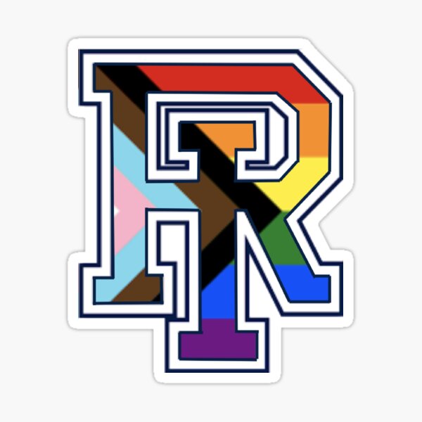 "URI Logo Pride Flag " Sticker for Sale by alyssac2310 | Redbubble