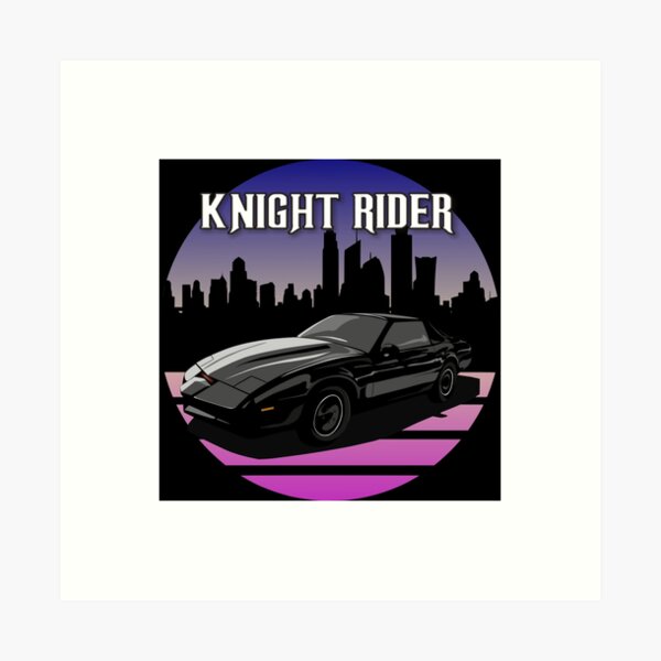 "Knight Rider KITT" Art Print for Sale by alessiofano | Redbubble