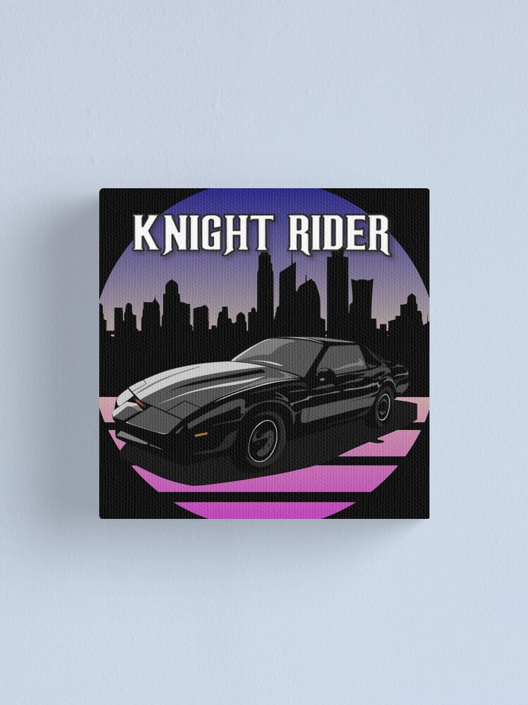 "Knight Rider KITT" Canvas Print for Sale by alessiofano | Redbubble