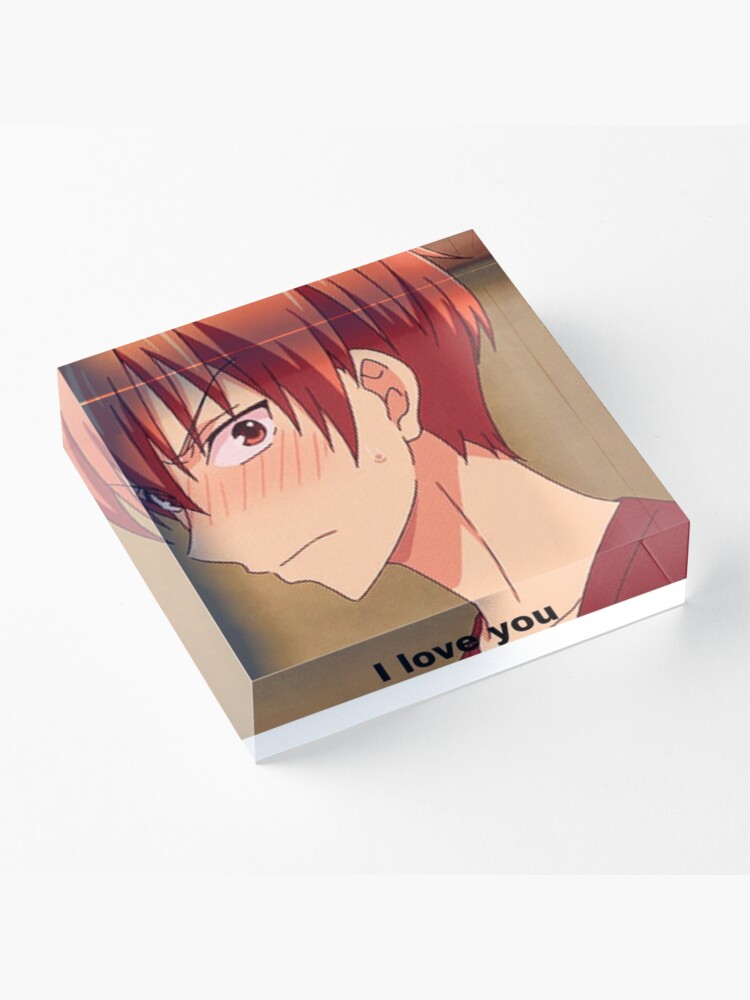 "Kyo Soma blushing" Acrylic Block for Sale by midnightly | Redbubble