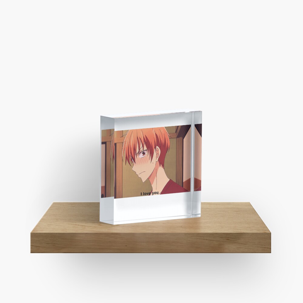 "Kyo Soma blushing" Acrylic Block for Sale by midnightly | Redbubble