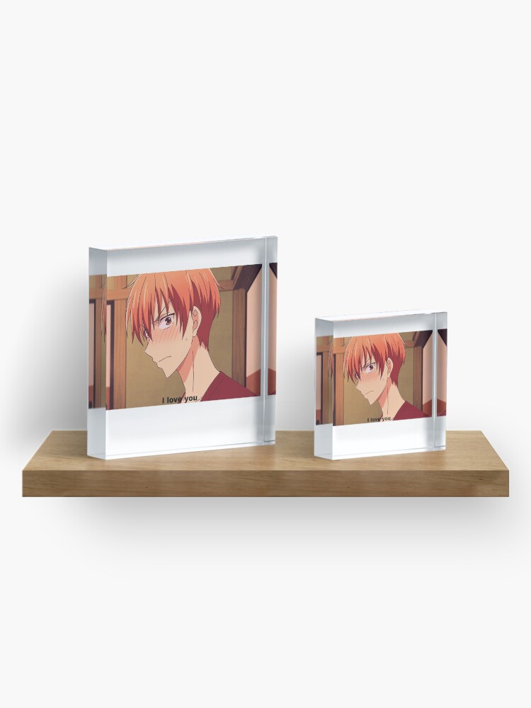 "Kyo Soma blushing" Acrylic Block for Sale by midnightly | Redbubble