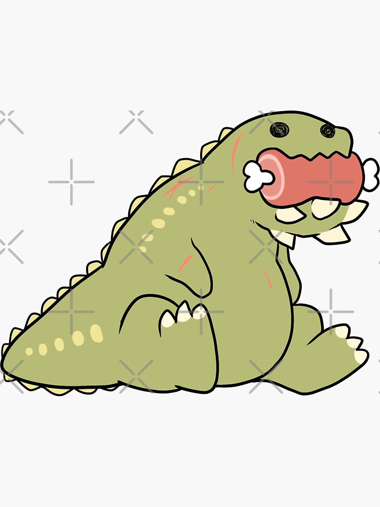 "Deviljho Snack" Sticker for Sale by PaiTaron | Redbubble