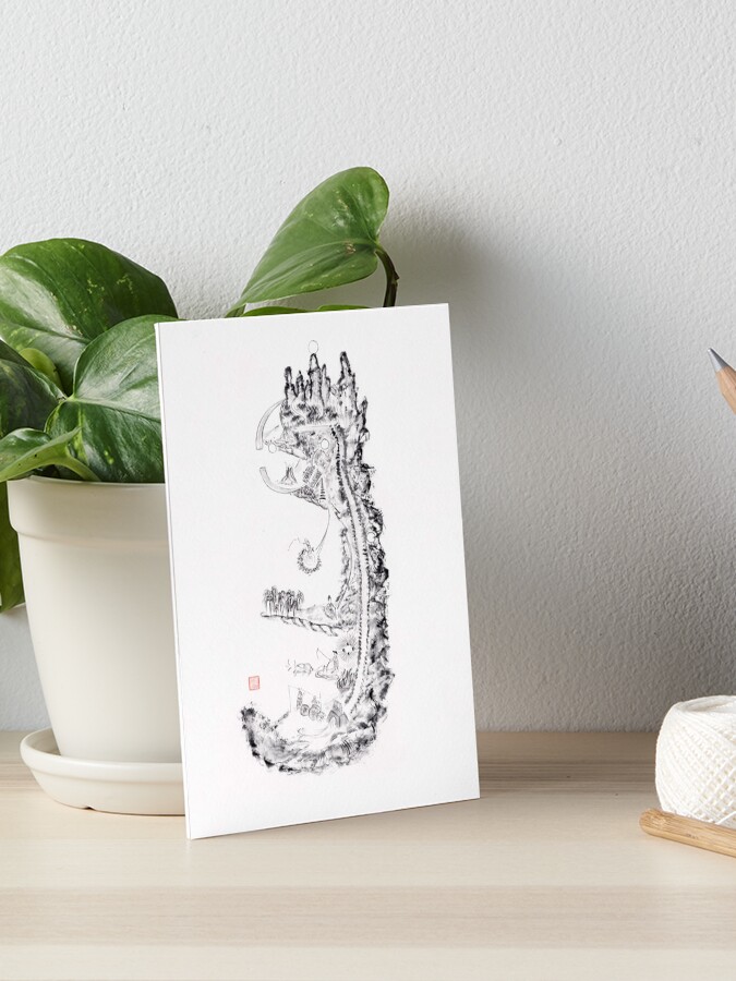 "Daoist Classical Nei Jing Tu Chart of Inner Alchemy Landscape in Nei ...