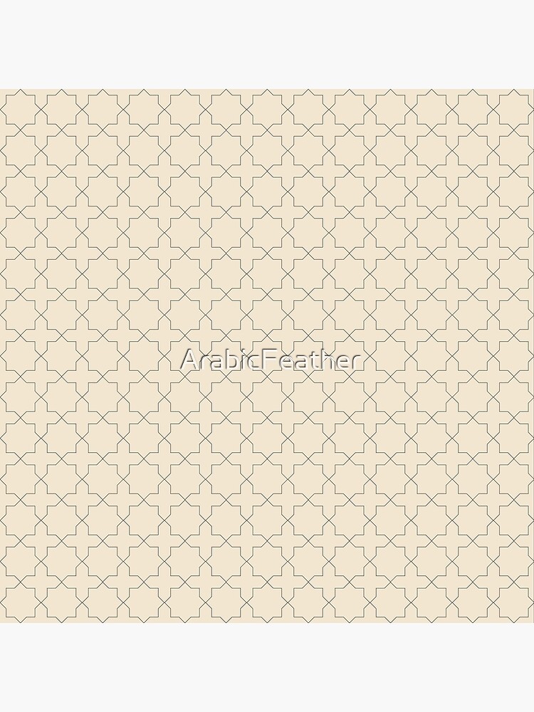 " Arabesque beige" Poster for Sale by ArabicFeather | Redbubble