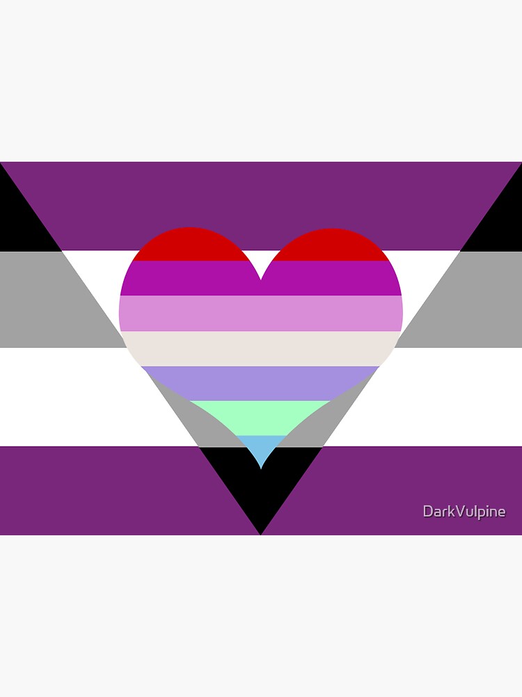 "Ammolic Aegosexual Pride Flag" Sticker by DarkVulpine | Redbubble