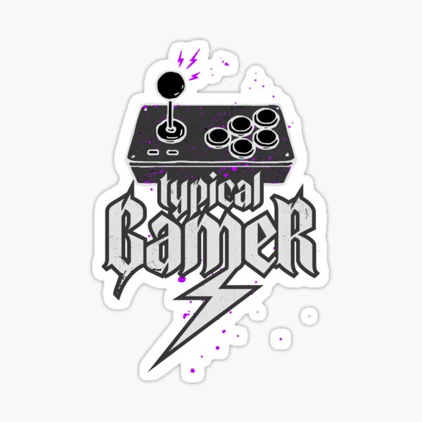 Typical Gamer Stickers | Redbubble