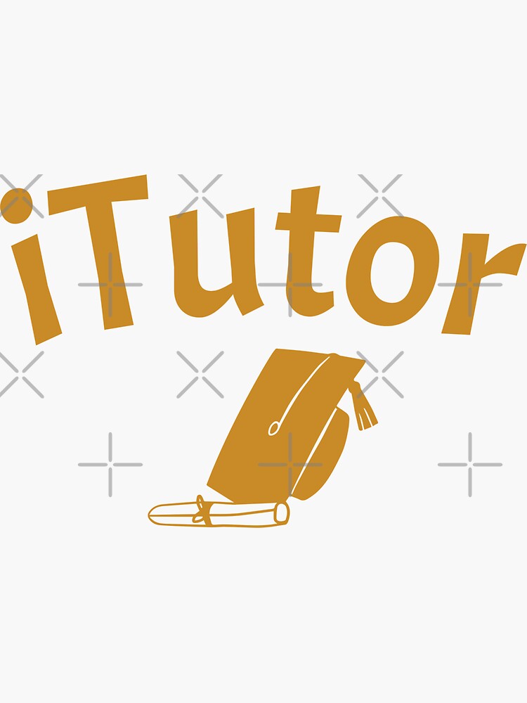 "iTutor" Sticker by RoyBaht | Redbubble