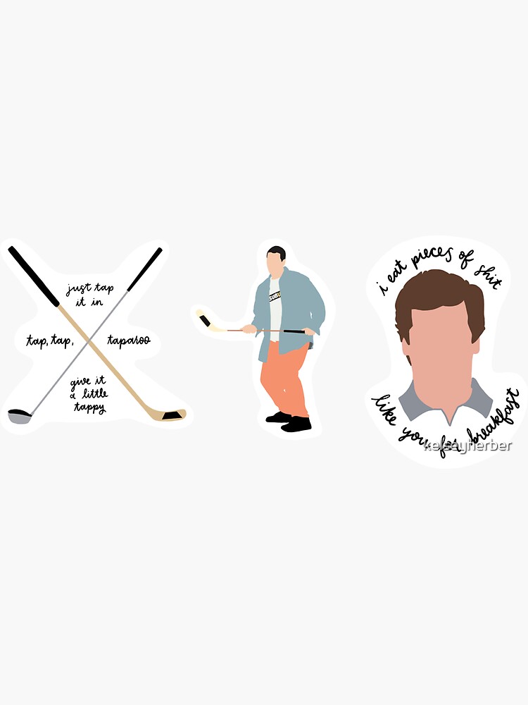 "Happy Gilmore Pack" Sticker for Sale by kelseyherber | Redbubble