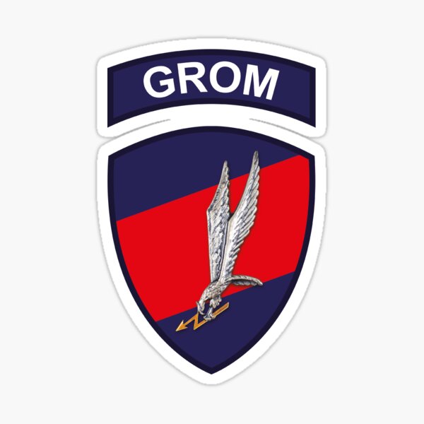 "Polish Grom Special Forces" Sticker for Sale by aliberalino | Redbubble