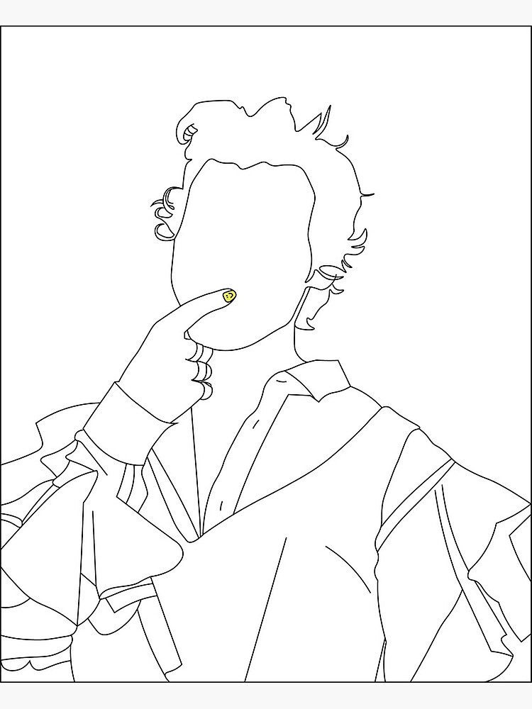 "Harry Styles line drawing" Art Print for Sale by Katelyn52 | Redbubble