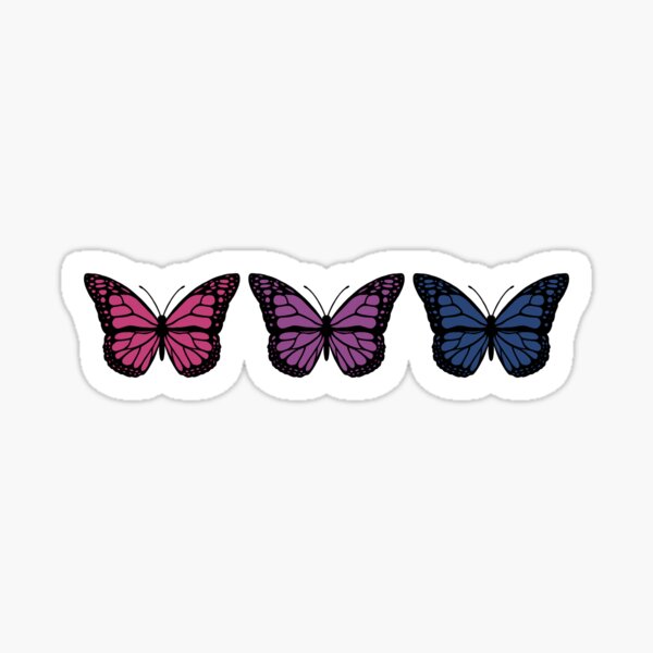 "sweater weather butterflies" Sticker for Sale by Narniax | Redbubble