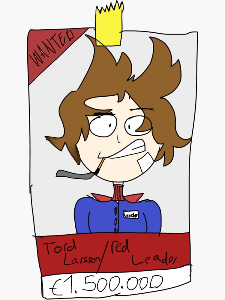 "Tord" Sticker for Sale by Unknowndraws | Redbubble