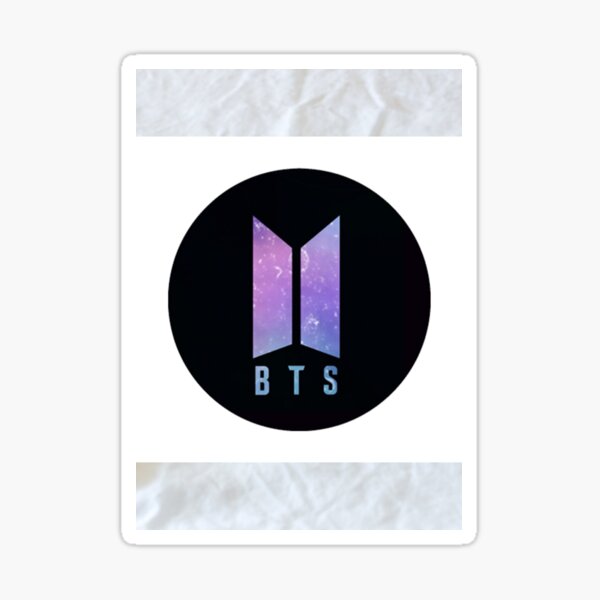 "BTS logo" Sticker by Juanjo726 | Redbubble