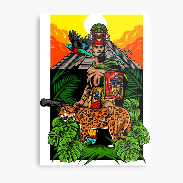 Lámina metálica for Sale con la obra «Guatemala Tecun Uman» de ...