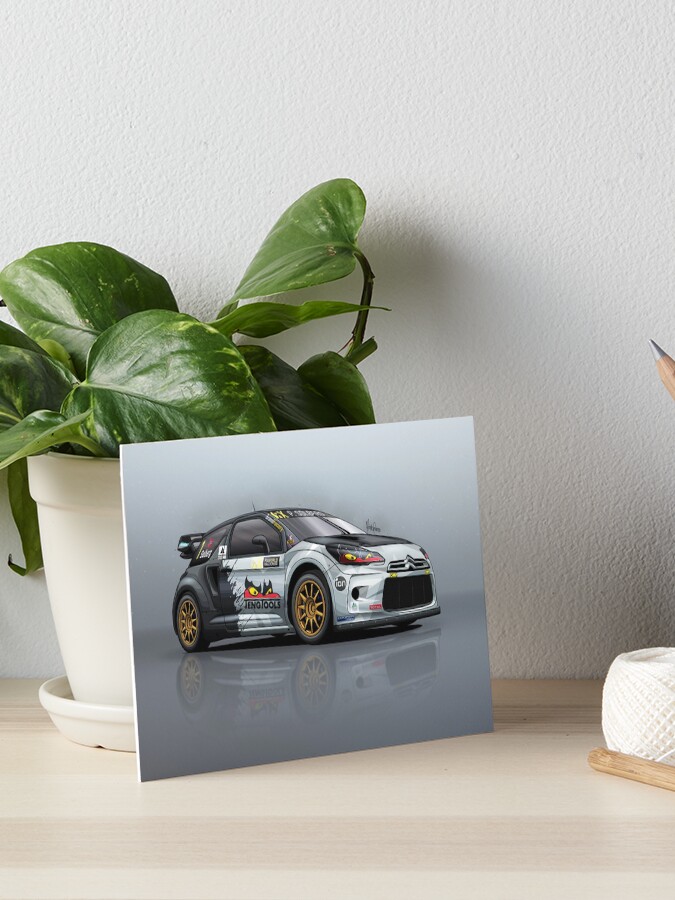 "Citroen DS3 WRX - Petter Solberg #2" Art Board Print for Sale by ...