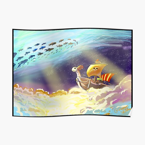 "One Piece Going Merry" Poster by haida-hasn | Redbubble