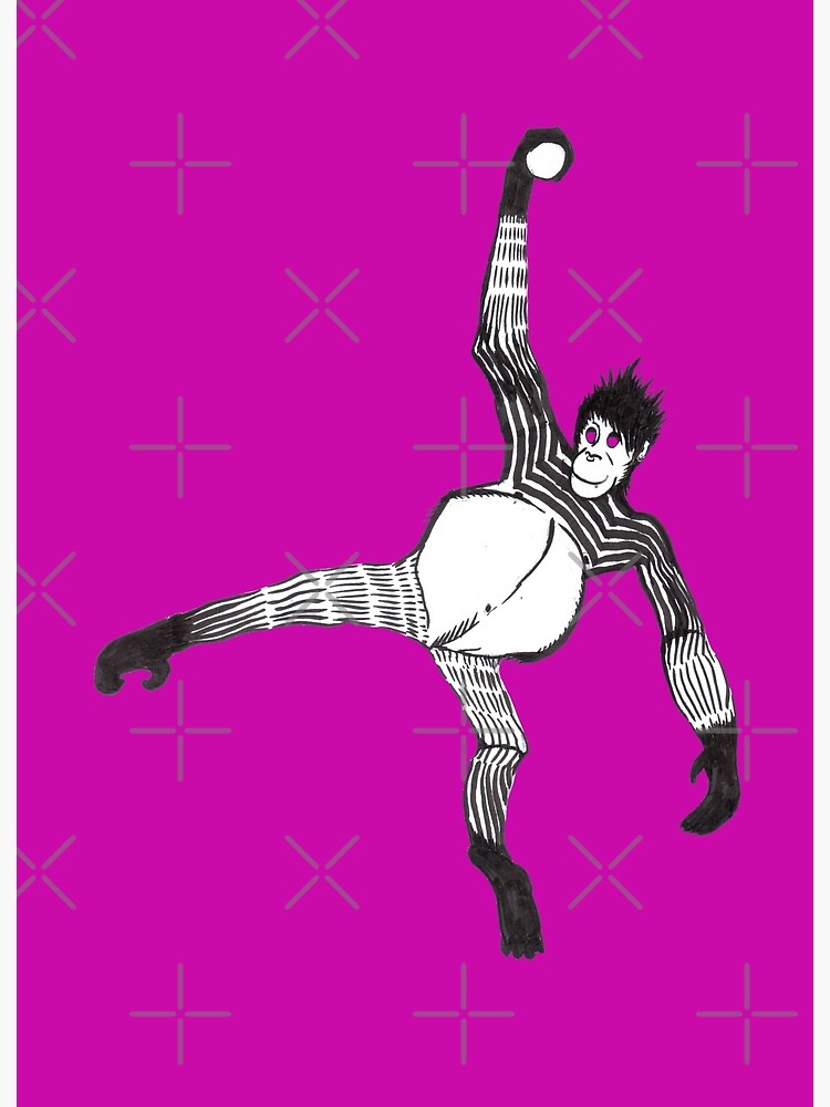 "Emo Monkey Lisa" Poster by Bulty | Redbubble