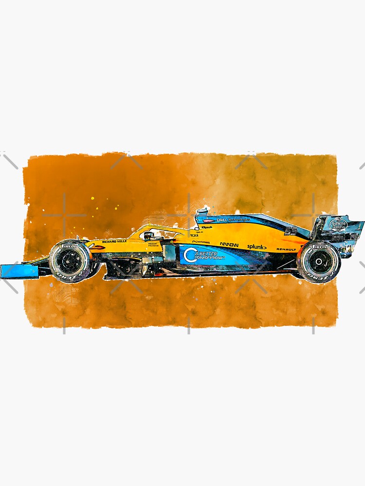"F1 2020 Mclaren Racing MCL35" Sticker for Sale by d25bev | Redbubble