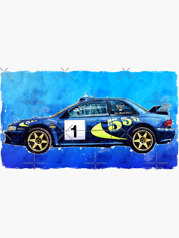 Pegatina «Subaru Impreza WRC 1997» de d25bev | Redbubble