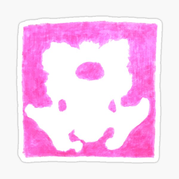 "Pink Bone" Sticker for Sale by Tedivision | Redbubble
