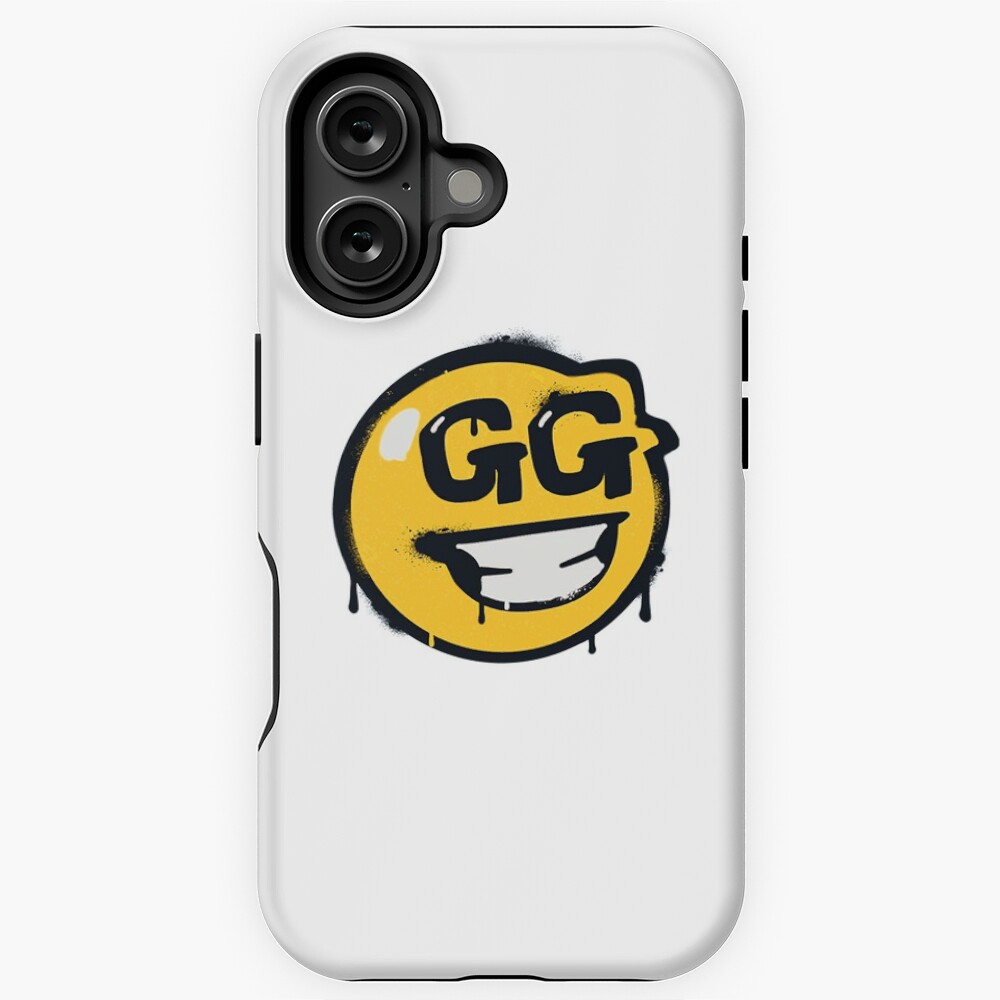 "GG Smiley Face Graffiti" Sticker for Sale by Javella8 | Redbubble