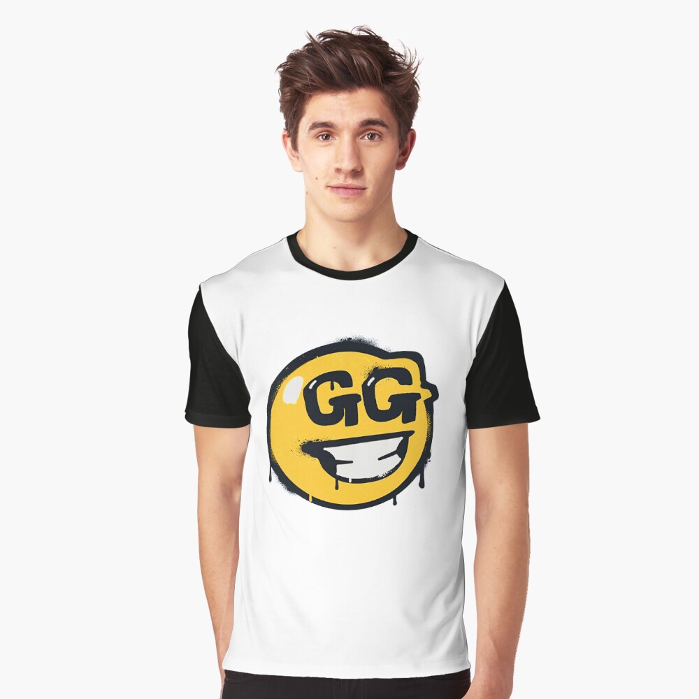 "GG Smiley Face Graffiti" Sticker for Sale by Javella8 | Redbubble