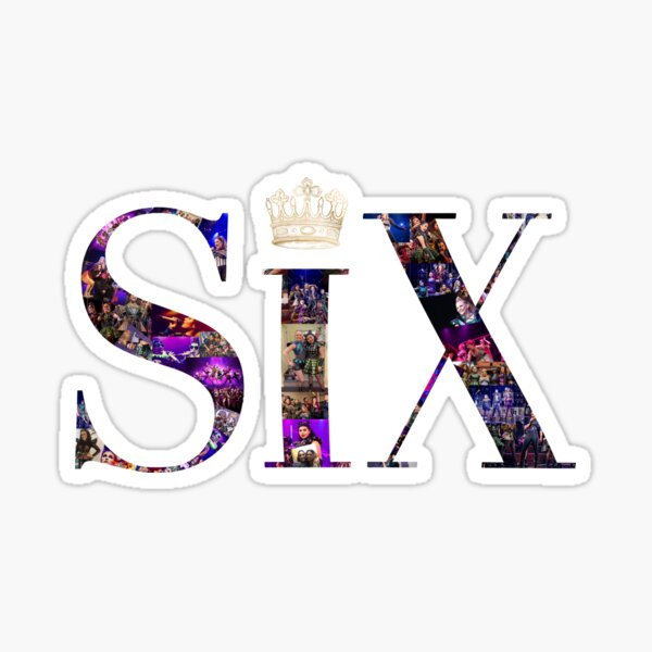 "SIX The Musical Collage" Sticker for Sale by littlegreenmoo | Redbubble