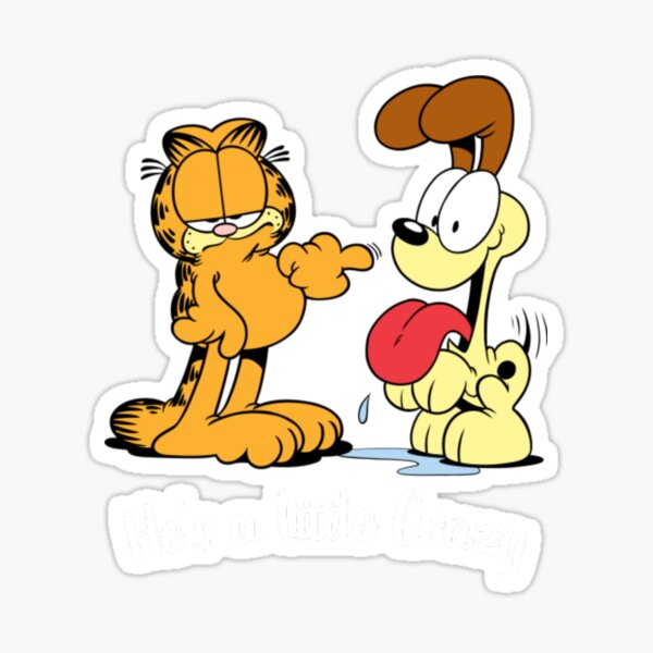 Garfield And Odie Stickers | Redbubble