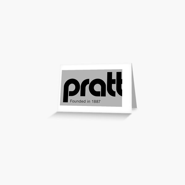 "Pratt - retro logo" Greeting Card for Sale by CreativeGiant | Redbubble