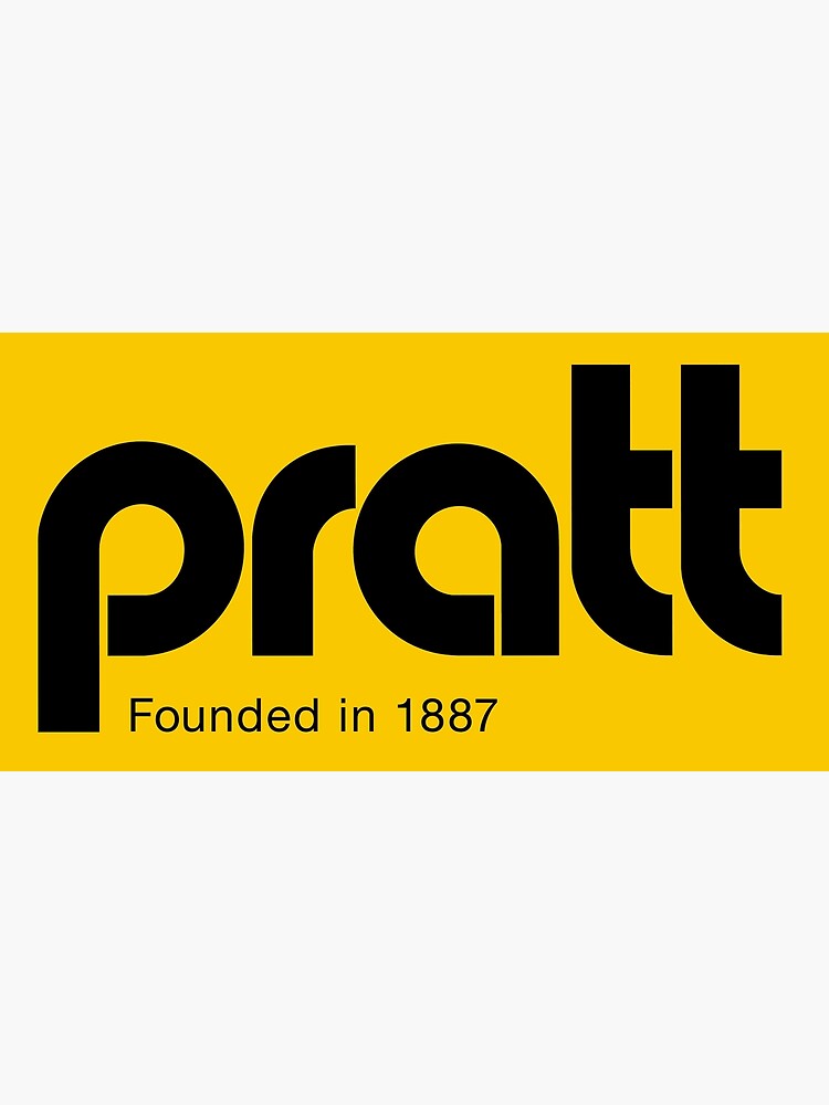 "Pratt - retro logo gold" Poster for Sale by CreativeGiant | Redbubble
