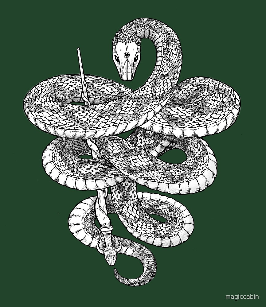 "Medieval Snake" by magiccabin | Redbubble