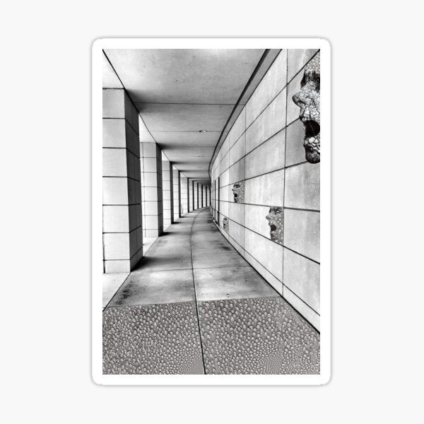 "Escher Hall of Horrors" Sticker by Dead-Moroz | Redbubble