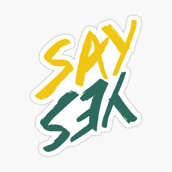 "SAY YES" Sticker by Sandun8124 | Redbubble