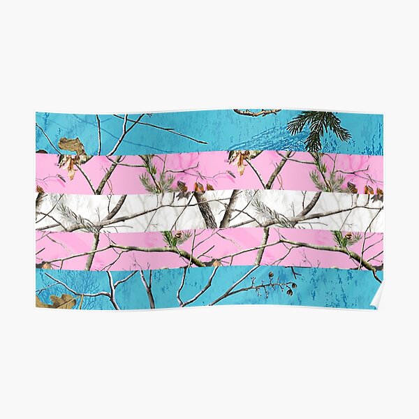 "Camo Transgender Pride Flag" Poster by NorwoodsRising | Redbubble