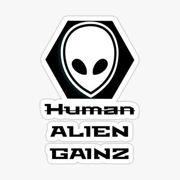 "Alien gainz" Sticker by Adrianocho8 | Redbubble