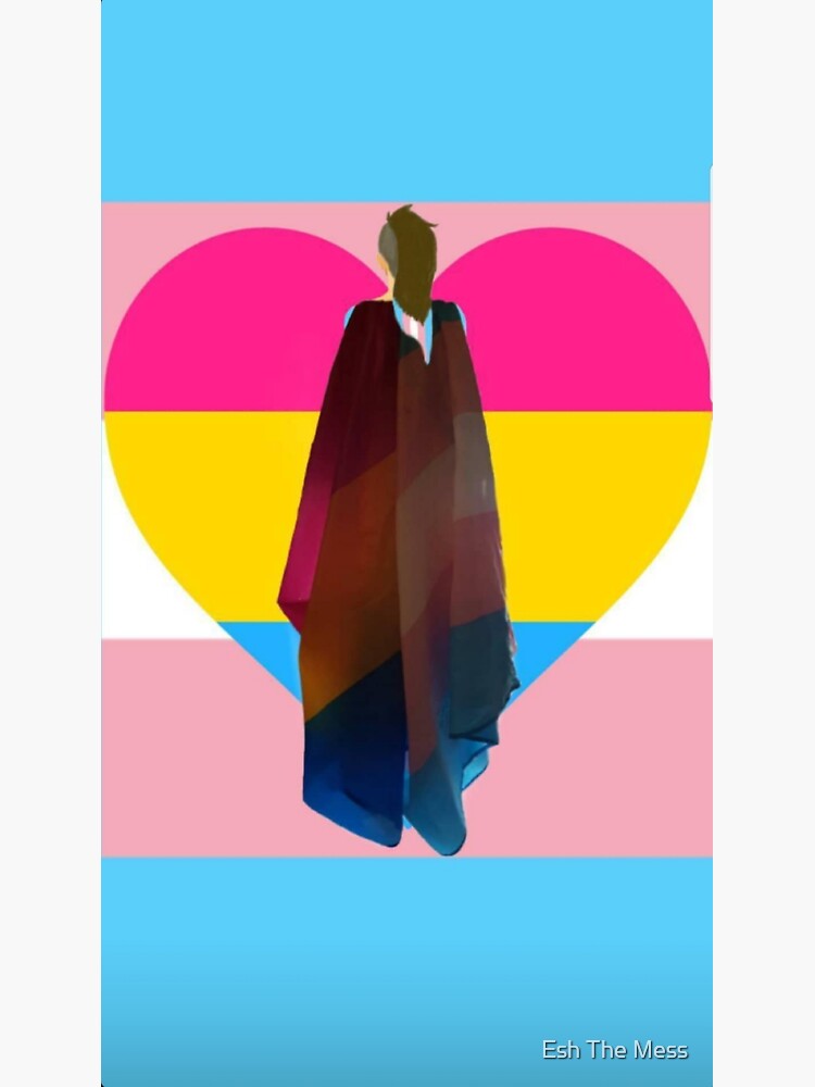 "Trans, pan and powerful" Sticker by NBProdigy | Redbubble