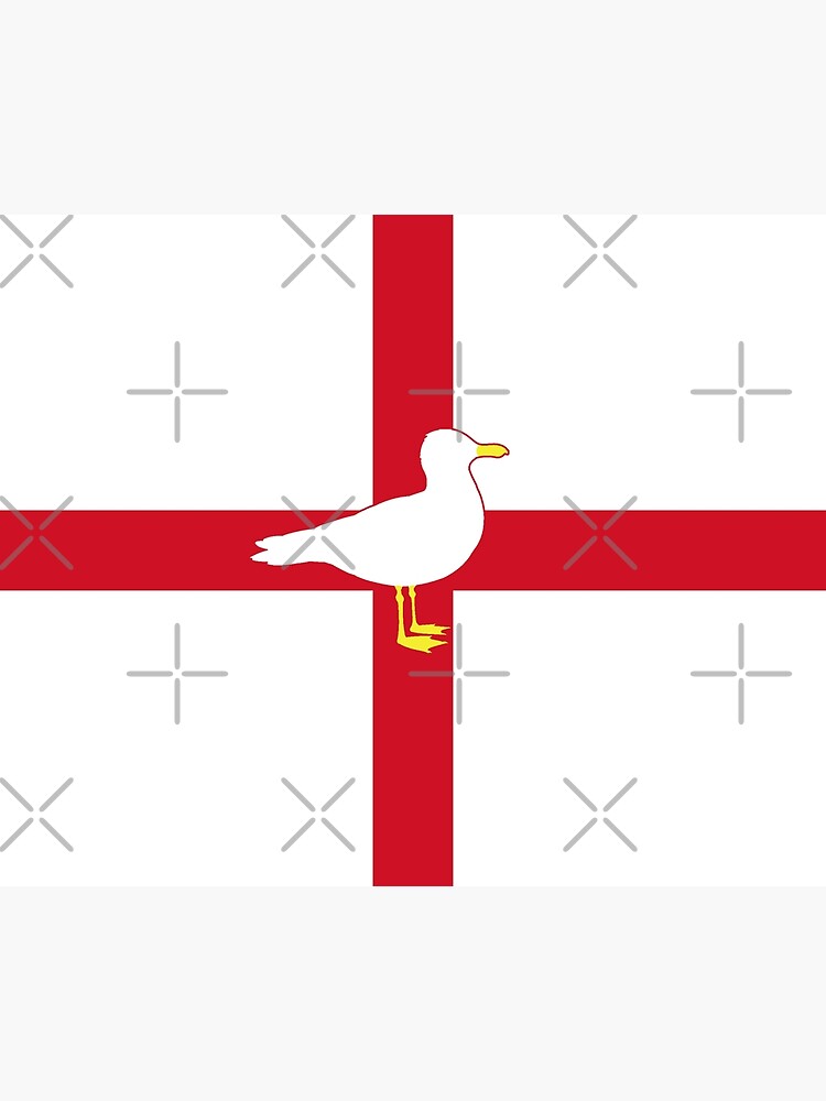 "Seagull Brighton St George Flag" Poster by Confusion101 | Redbubble