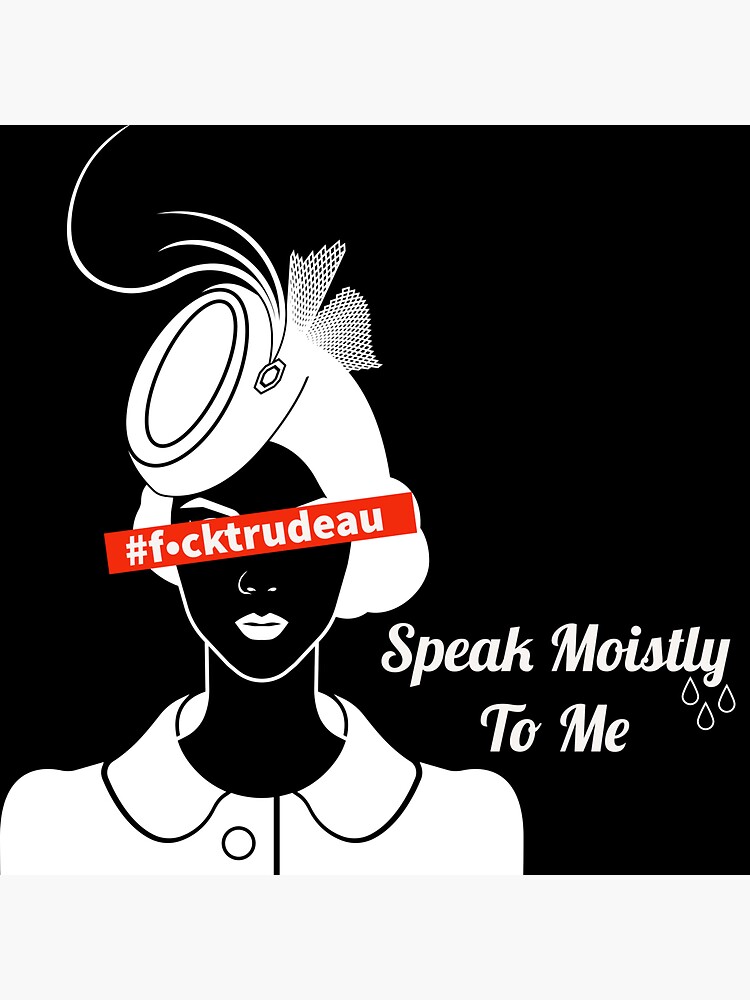 "Speak Moistly " Sticker by Alphas-Only | Redbubble