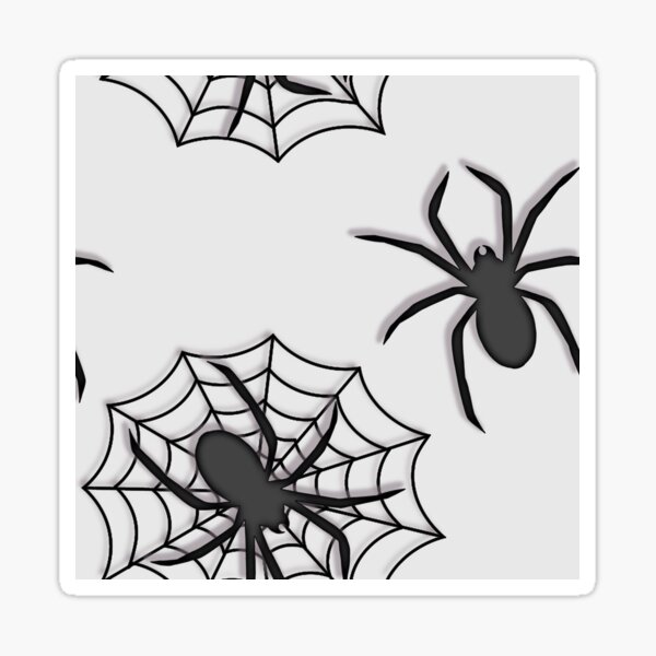 "Spiders" Sticker for Sale by ColorMeFHappy | Redbubble