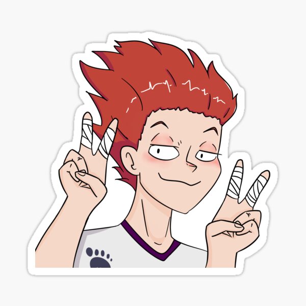 "Tendou !!" Sticker by LoliPimp | Redbubble