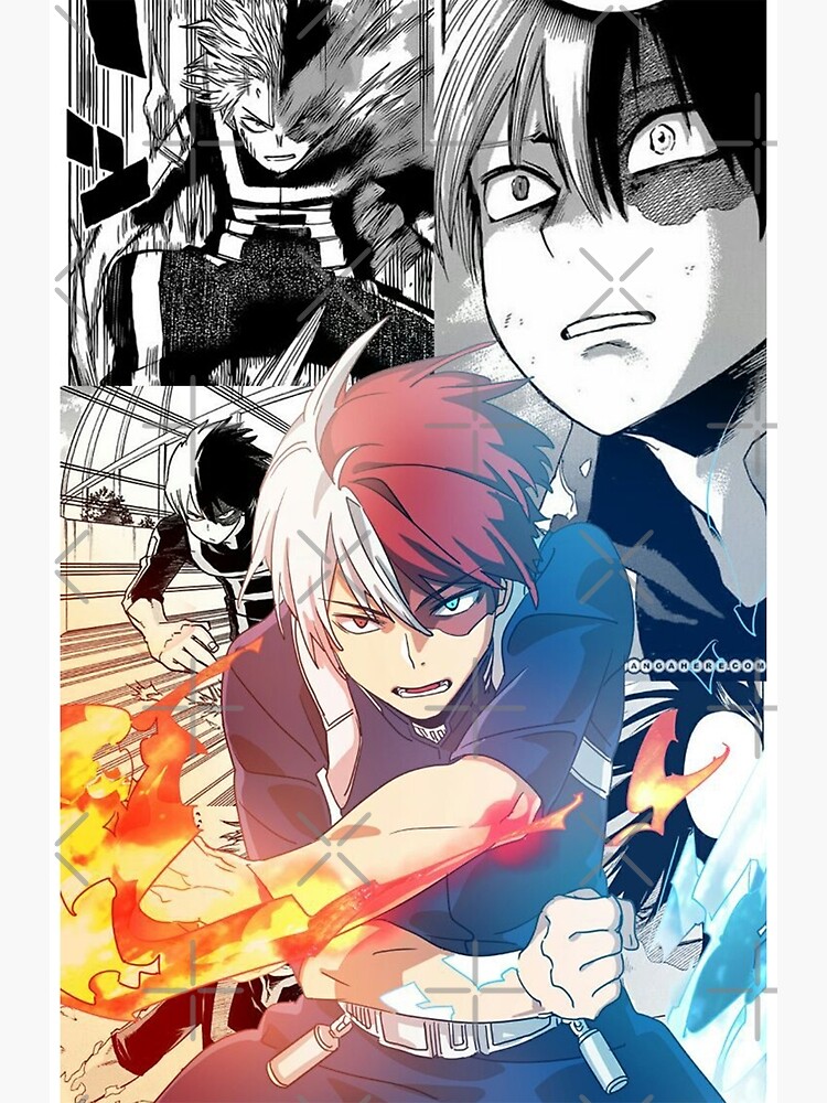 "Todoroki Shouto My Hero Academia" Poster for Sale by alby666 | Redbubble