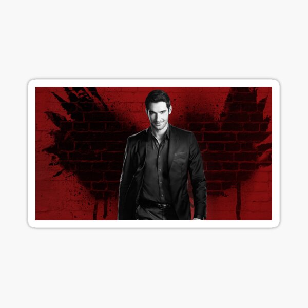 "High quality Lucifer Fan art!" Sticker for Sale by MuffinMan8 | Redbubble