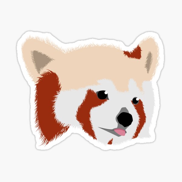 "Save the Red Panda" Sticker for Sale by faishalwira | Redbubble