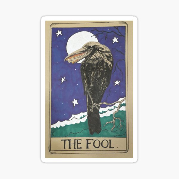 "The Fool" Sticker for Sale by dozhy | Redbubble